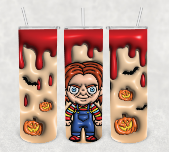Chucky | 3d | Halloween | Ready to Press Sublimation Design | Sublimat ...