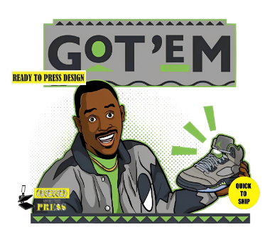 Martin | Got Em | Jordans | Ready to Press Sublimation Design | Sublim ...